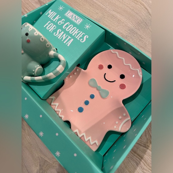 cupcakes & cashmere | Dining | Lang Christmas Pastel Gingerbread Man ...